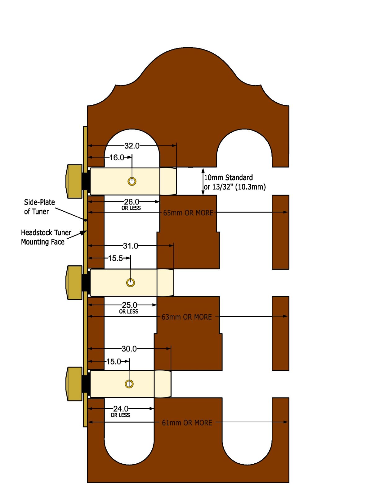 String Rollers - Cream Coloured with Bearing Bushes - Rodgers Tuning ...