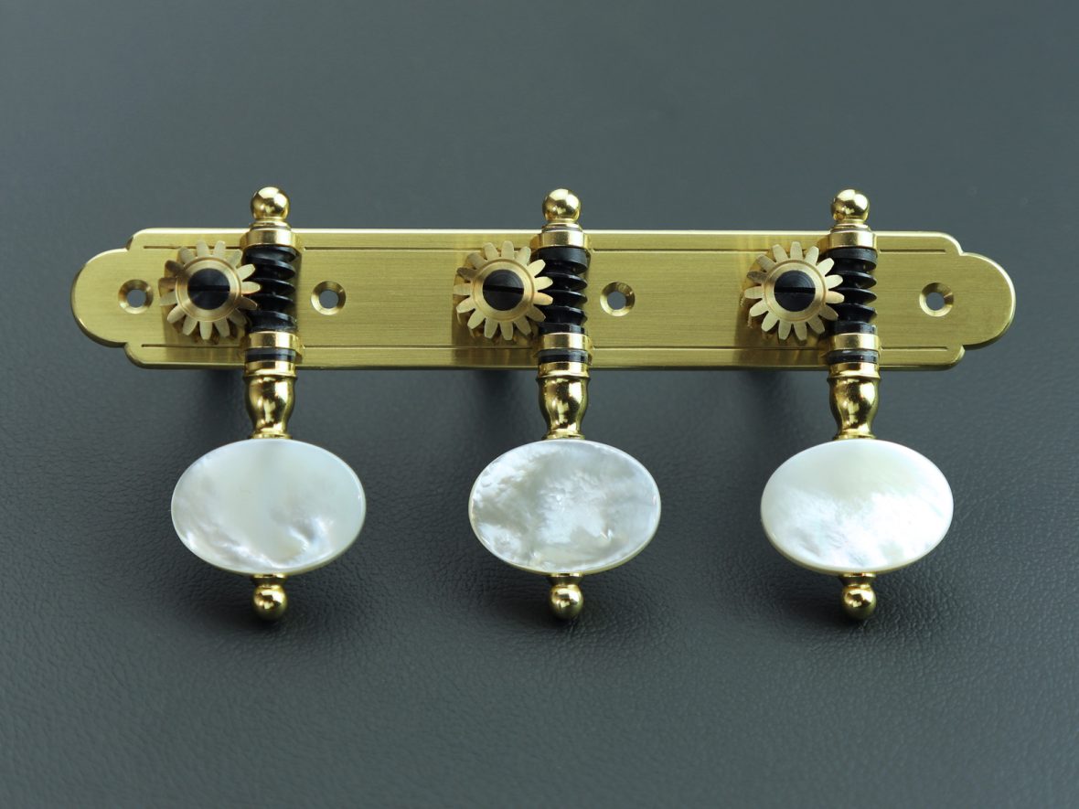 P001 Brass & Light MoP - Rodgers Tuning Machines